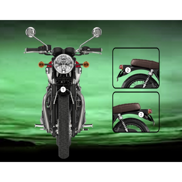 GUARDTRI020_ - Kit Protección Antirroce Eazi-Guard - Triumph Bonneville ...